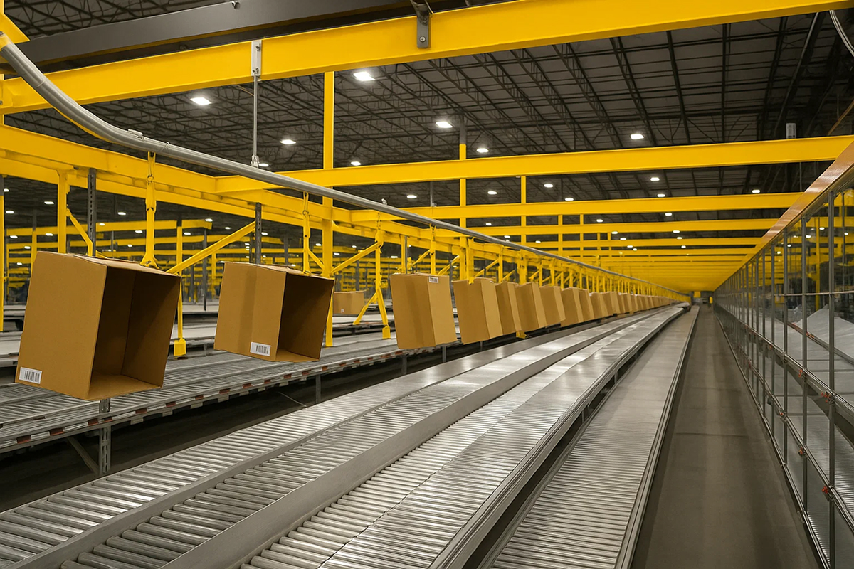 Overhead Conveyor Systems | High-Capacity Suspended
