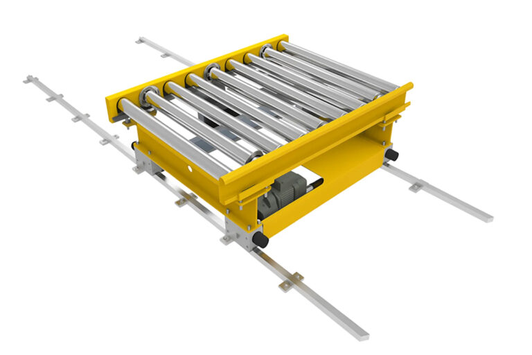 RGV Systems | High-Speed Rail-Guided Pallet Transfer | LEADOR